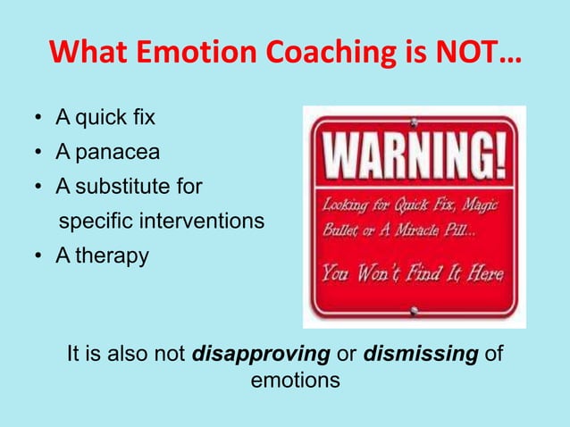 Session 3 Emotion Coaching Strategies