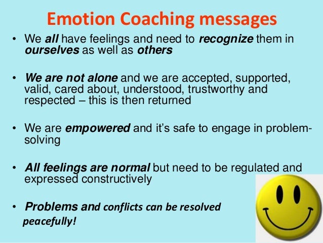 Session 3 Emotion Coaching Strategies