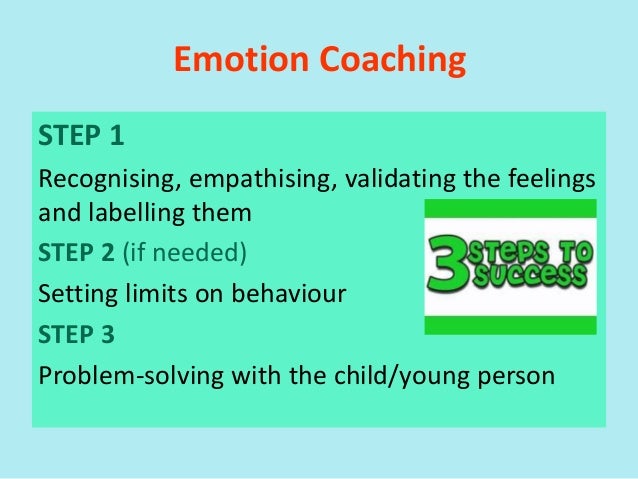 Session 3 Emotion Coaching Strategies