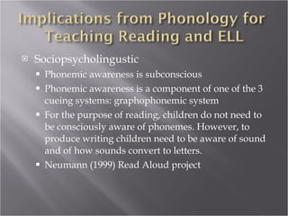 Session 3 english phonology | PPT
