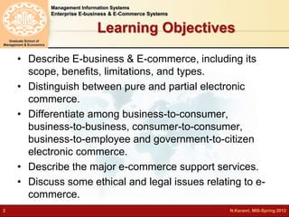 Session#3; enterprise e business & e-commerce systems | PPTX