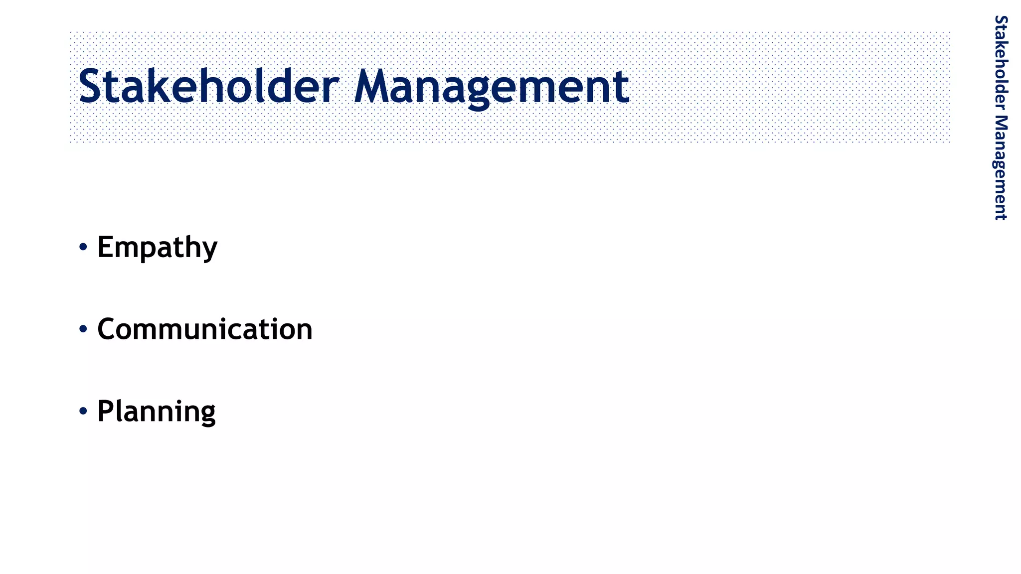 Session 3 : Risk Management & Stakeholder Management | PPT