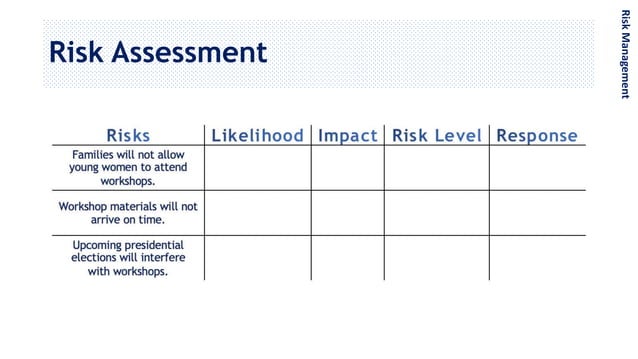 Session 3 : Risk Management & Stakeholder Management | PPT