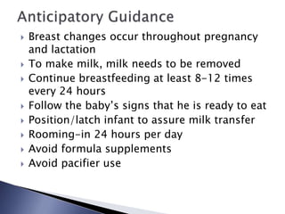Session 3 from baby to breast -anatomy and physiolgy 2016 | PPSX
