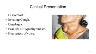 Goitre treatment and management accordingly | PPTX