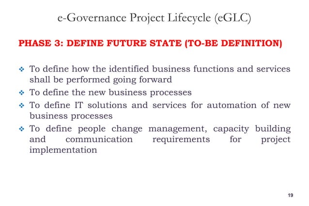 Session3 introduction to e governance project lifecycle | PDF