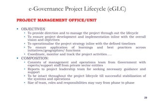 Session3 introduction to e governance project lifecycle | PDF