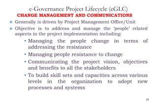 Session3 introduction to e governance project lifecycle | PDF