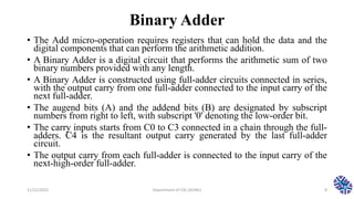 CS304PC:Computer Organization and Architecture Session 3 micro ...
