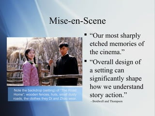 Session 3 mise en-scene: Film Appreciation Course | PPT