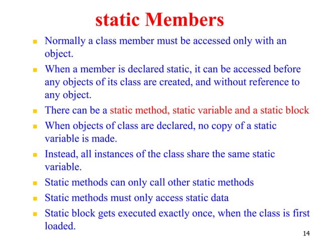 Session 3 Constructors Types Overloading Static Methodsnotes Pdf