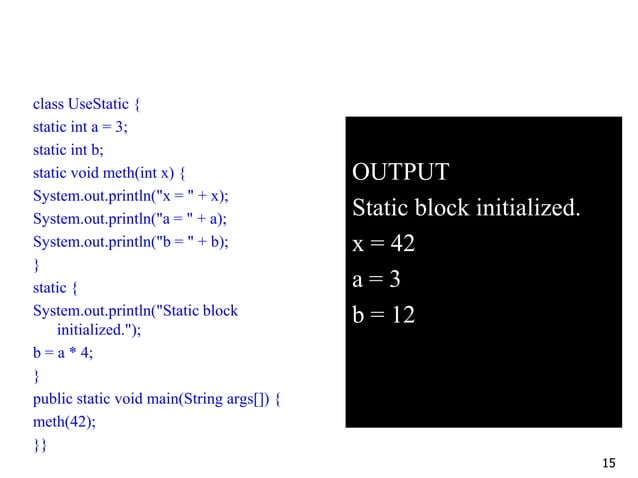 Session 3 Constructors Types Overloading Static Methodsnotes Pdf