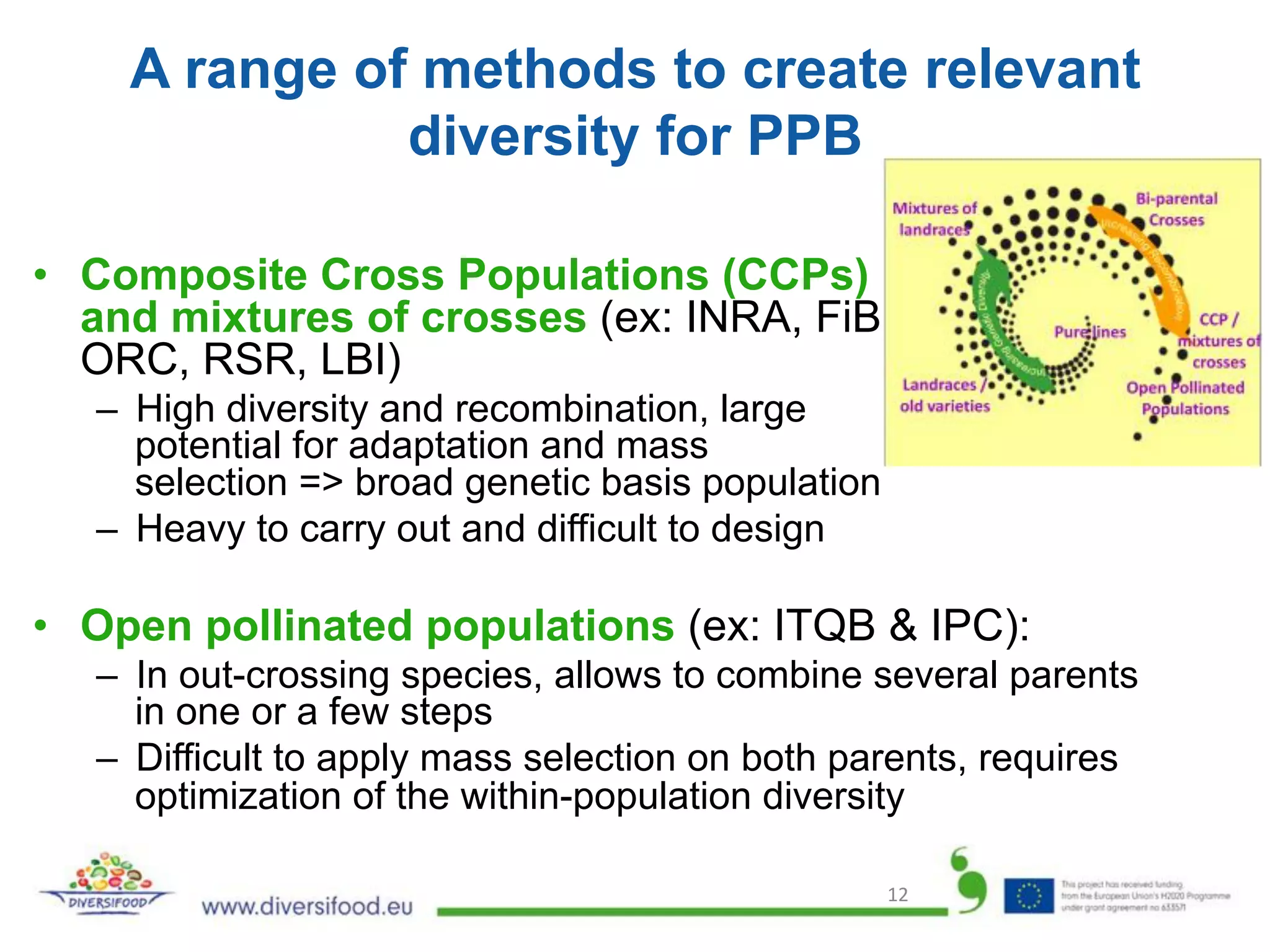 DIVERSIFOOD Final Congress - Session 3 - New approaches of plant ...