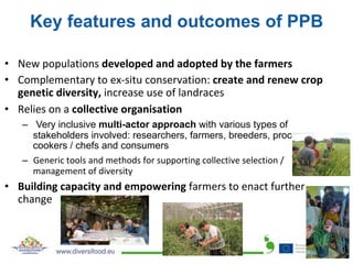DIVERSIFOOD Final Congress - Session 3 - New approaches of plant ...