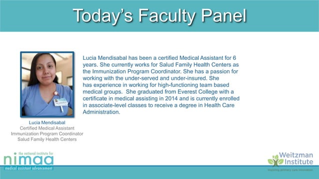 The Future Role of the Medical Assistant in Effective Care Teams | PPT