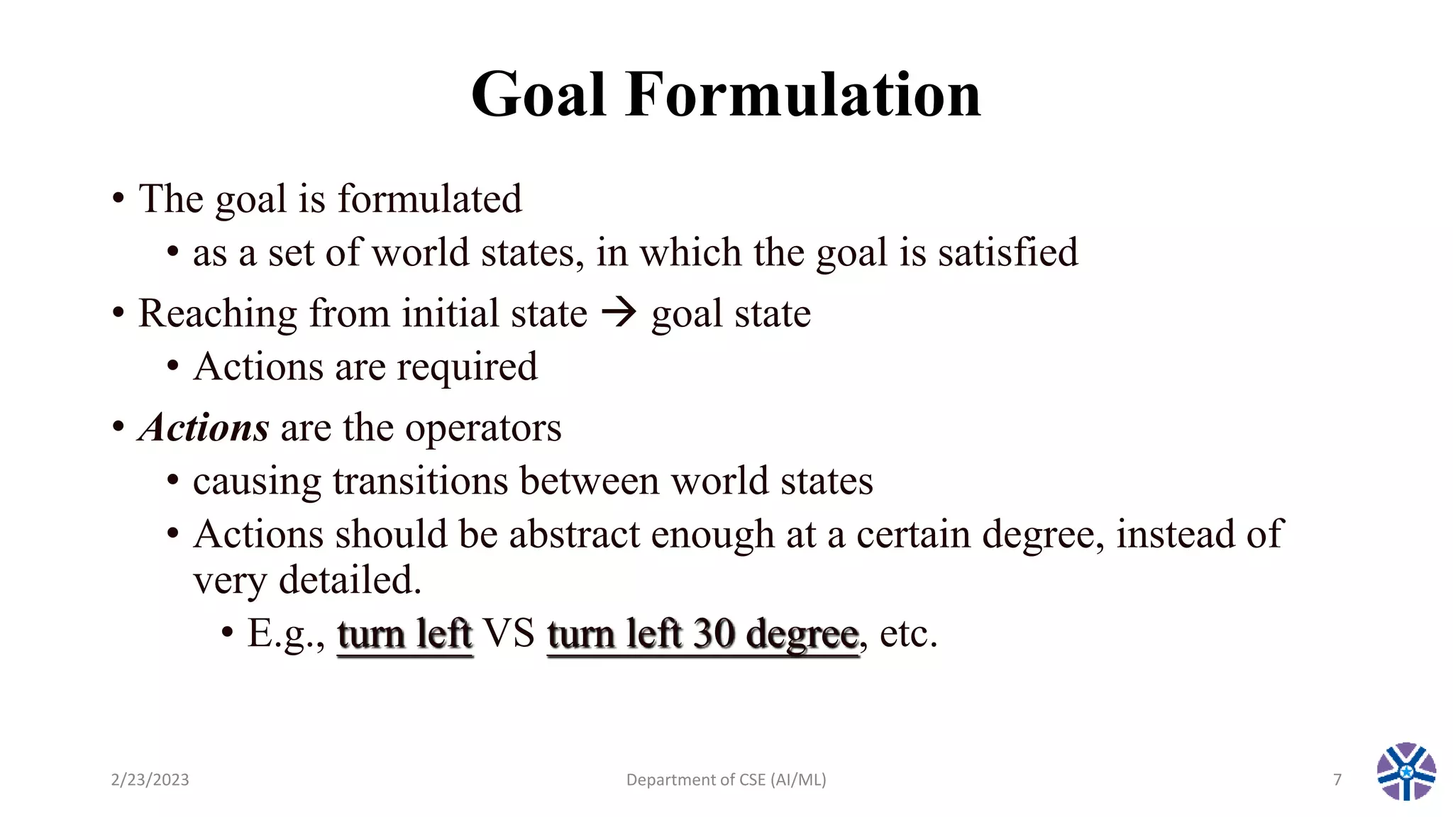AI_Session 3 Problem Solving Agent and searching for solutions.pptx