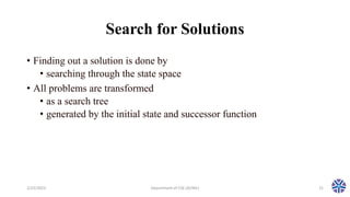 AI_Session 3 Problem Solving Agent and searching for solutions.pptx