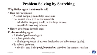 AI_Session 3 Problem Solving Agent and searching for solutions.pptx