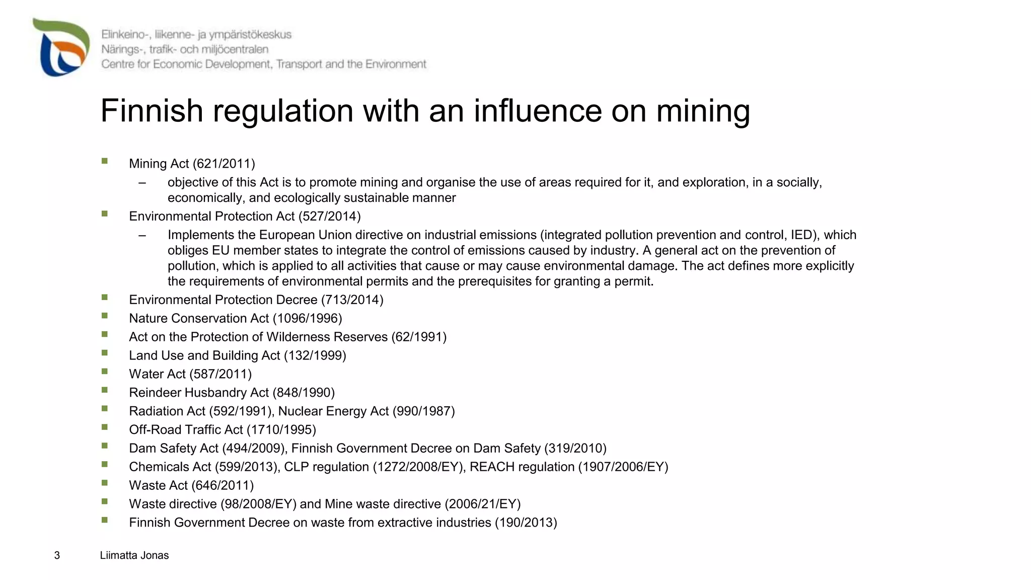 Session 3 - Sustainable Mining and green growth | PPTX