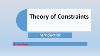 Session 3_TOC.pptx in theory if constraints | PPTX