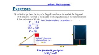 Understanding Similar Triangles and Indirect Measurement Techniques in ...