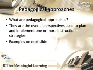Session 3: Pedagogical Approaches | PPT