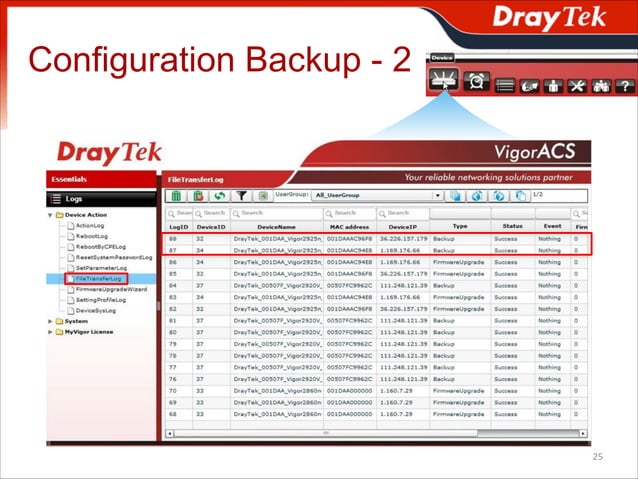 Session 4 DrayTek Training - Advanced Topic 2 ACS SI | PDF