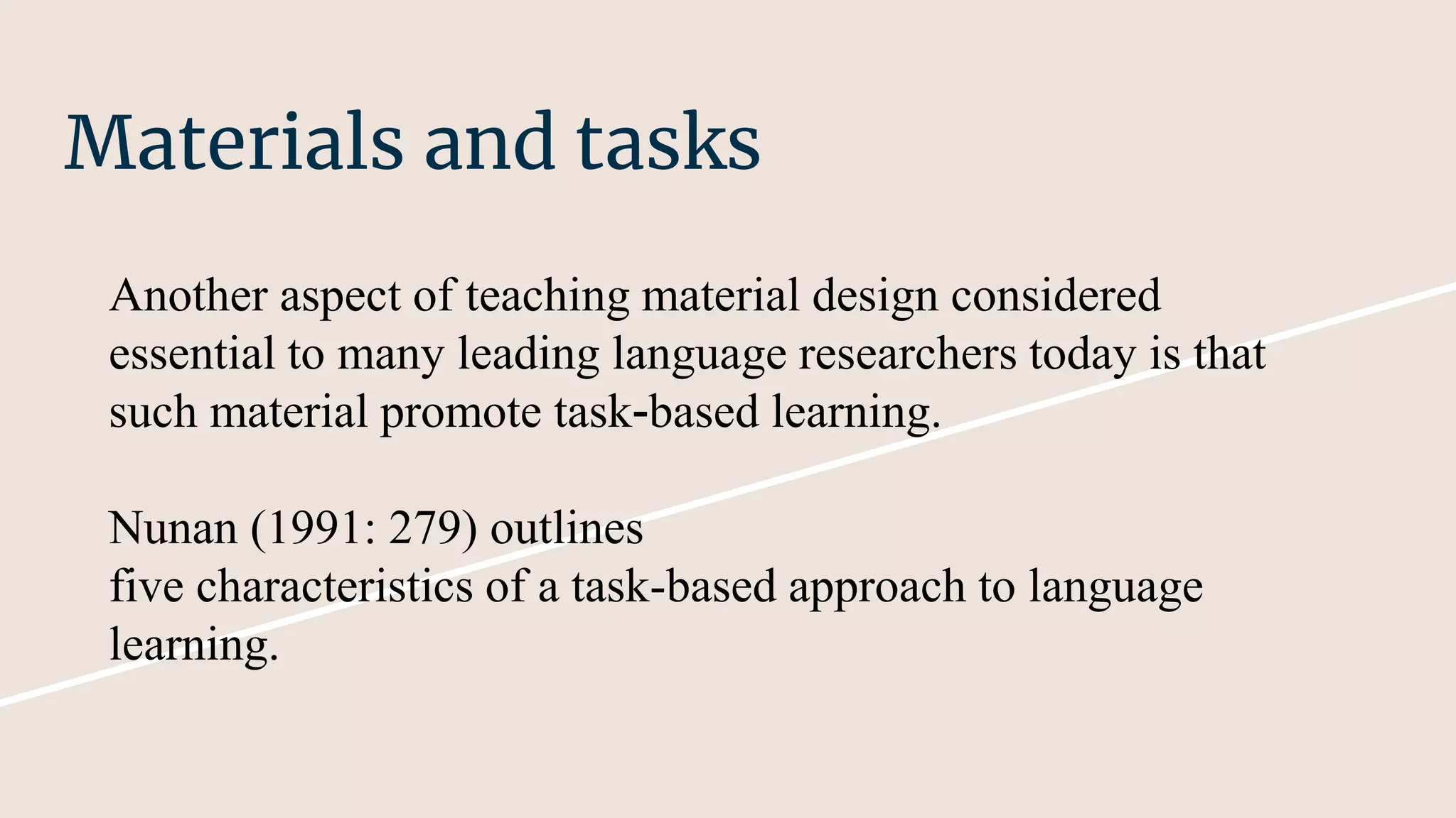 Authentic materials vs created materials | PPTX