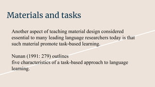 Authentic materials vs created materials | PPTX