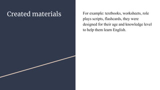 Authentic materials vs created materials | PPTX