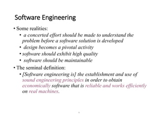Introduction to Software Engineering | PPTX