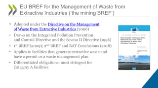 Session 4 - Best available techniques for the mining sector | PPTX