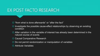 Types of Research | PPTX