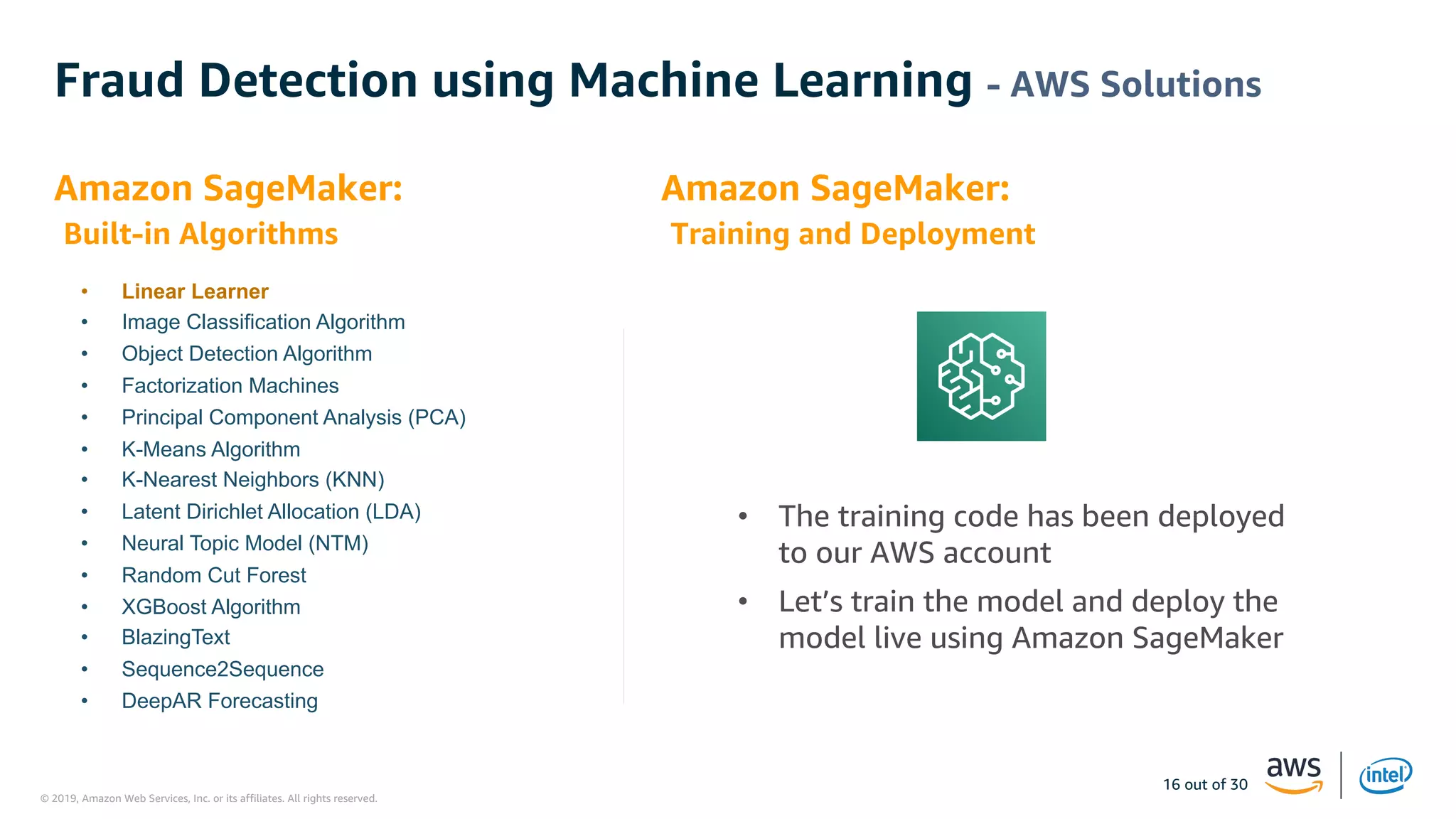 Amazon의 머신러닝 솔루션: Fraud Detection & Predictive Maintenance - 남궁영환 (AWS ...