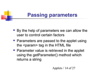 Session4 applets | PPT