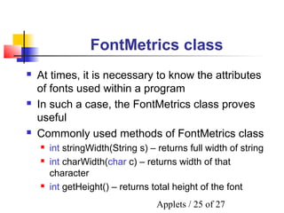 Session4 applets | PPT