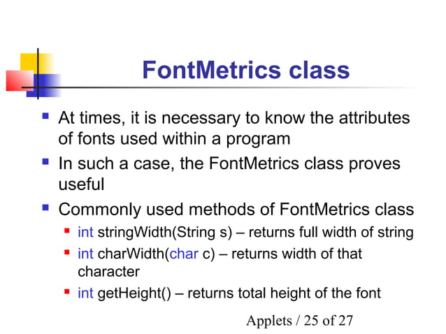 Session4 applets | PPT