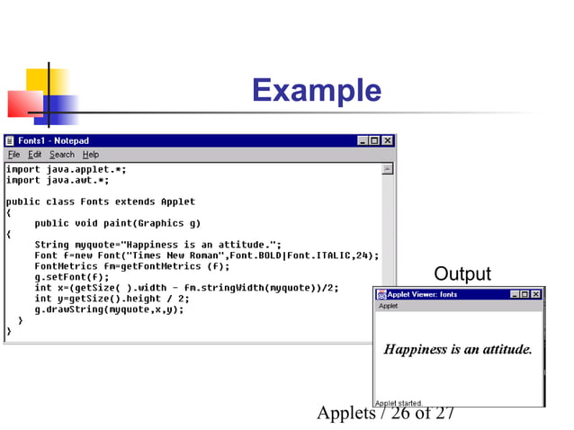 Session4 applets | PPT