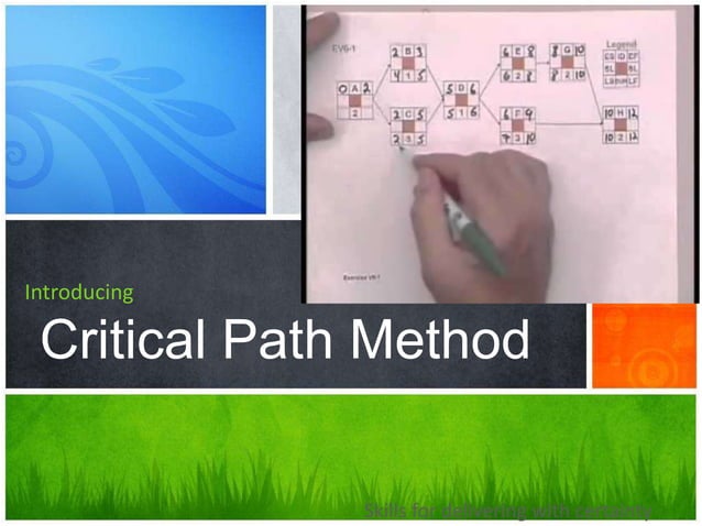 Session 4 critical path method upload | PPT