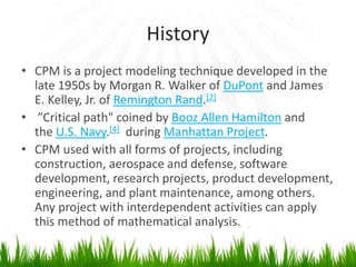 Session 4 critical path method upload | PPT