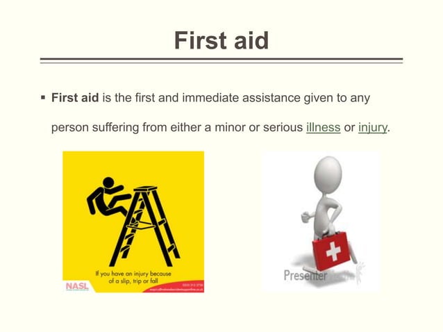 Session 4 First aid | PPT