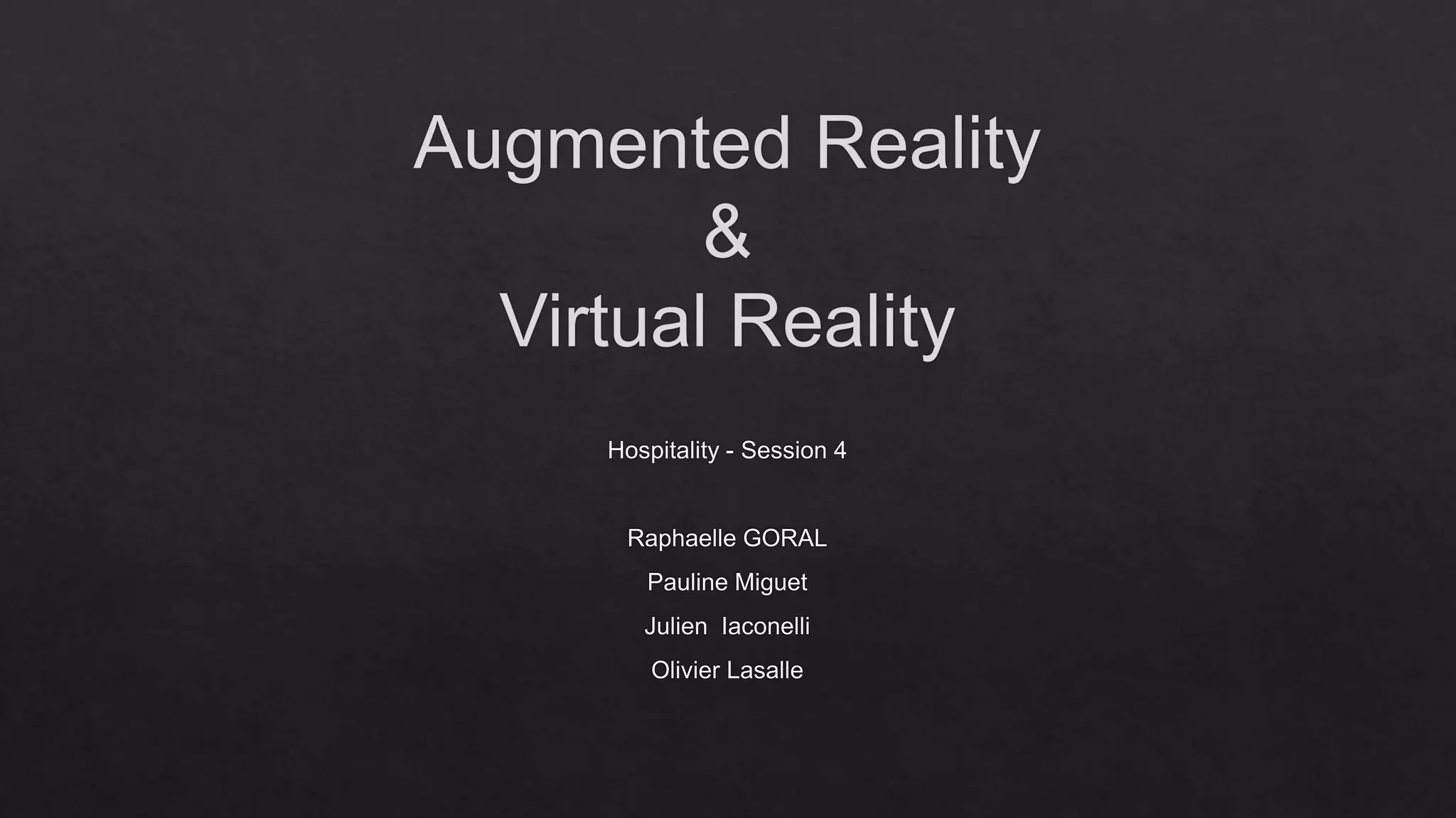 Session 4 Virtual Reality | PPT | Free Download