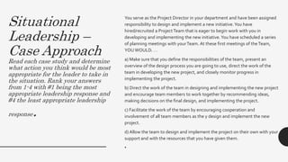 Session 4 leadership styles | PPTX