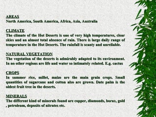 Major natural regions of the world | PPT