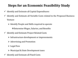 Feasibility planning | PPTX