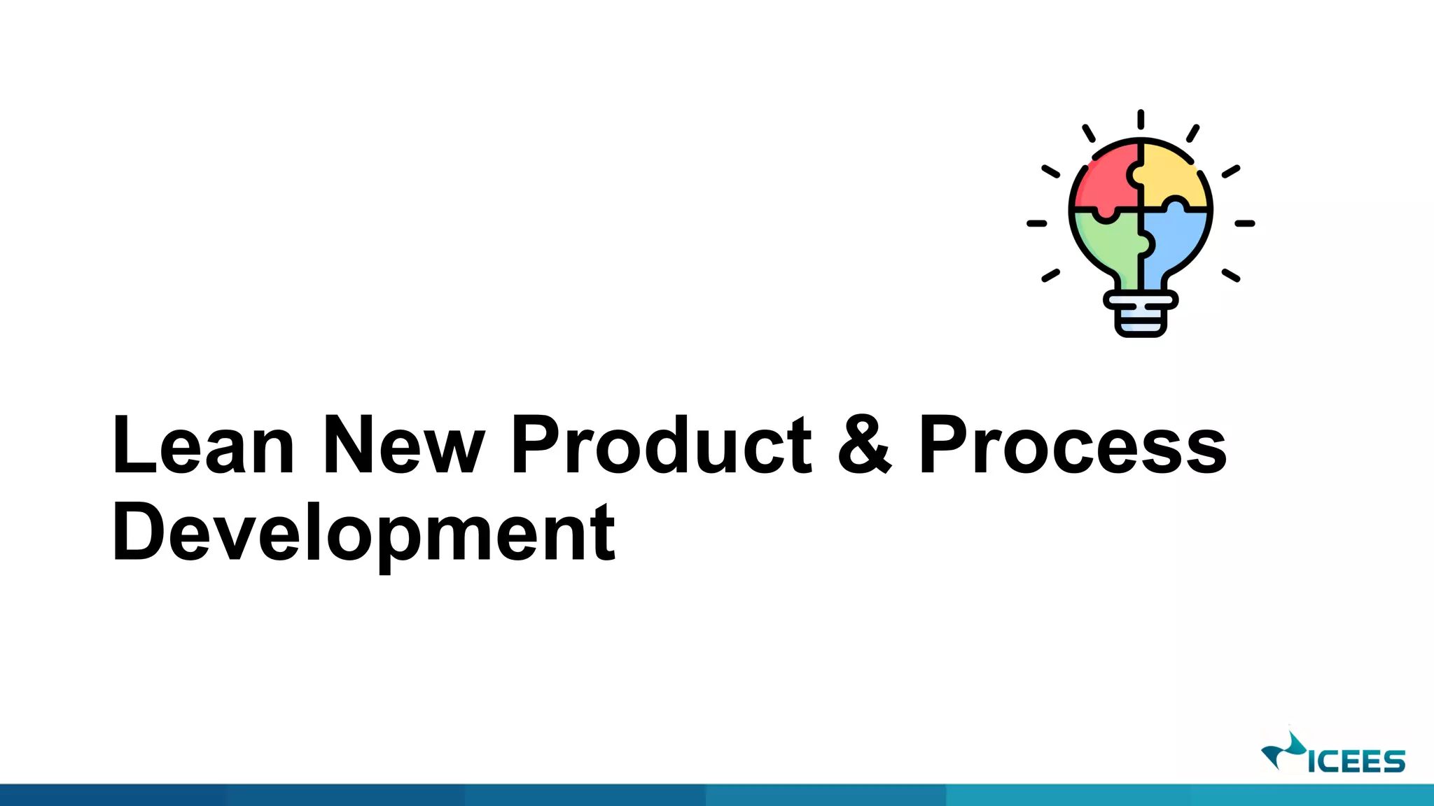 Lean New Product & Process Development | PDF