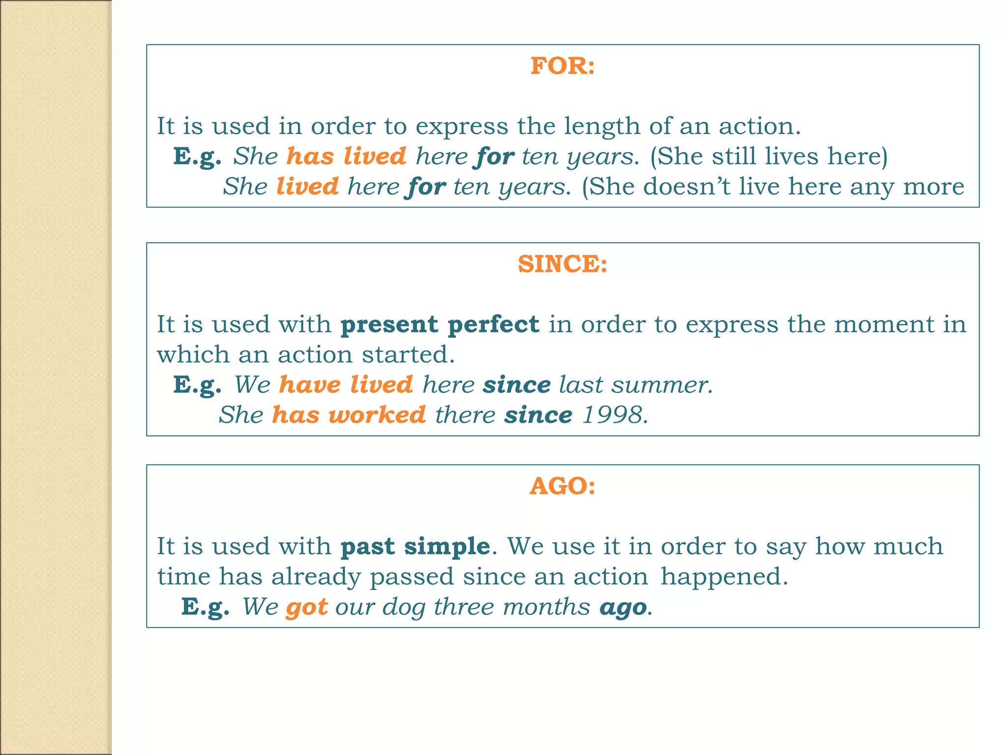 past simple vs present perfect | PPT