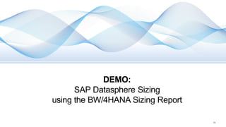 Session 4 - SAP Datasphere Sizing Webinar.pdf | Data Storage and Warehousing | Computing