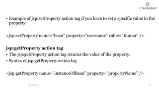 Session 4 - Understanding JAVA Beans.pptx | Web Development | Internet