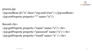Session 4 - Understanding JAVA Beans.pptx | Web Development | Internet